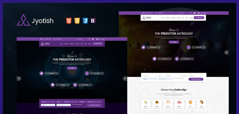 Best Astrology Website Templates and Themes - ThemesLay
