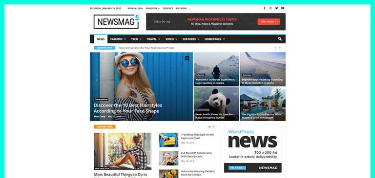 Top newspaper theme of WordPress for news website - ThemesLay