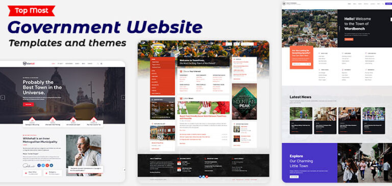 Top Most Government Website Template and themes - ThemesLay