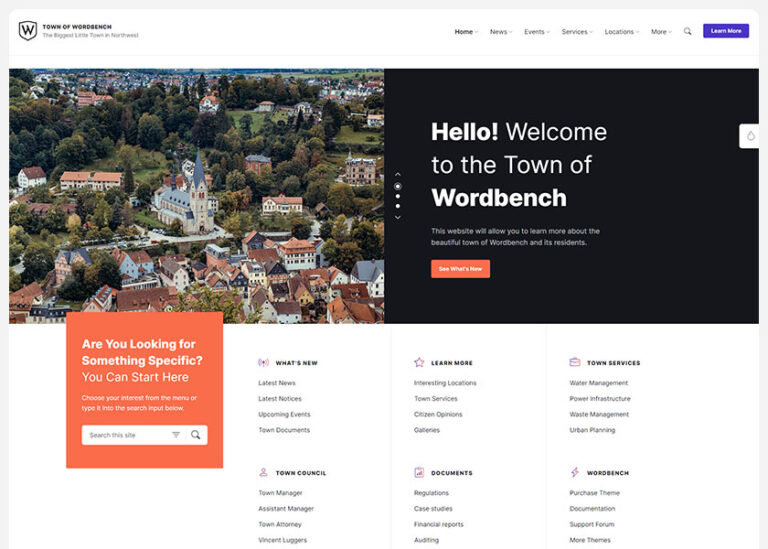 Top Most Government Website Template and themes - ThemesLay