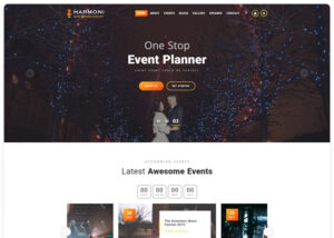 Event Planning Company Website Templates & Themes - ThemesLay