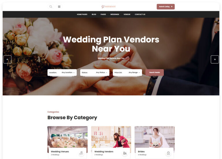 Event Planning Company Website Templates & Themes - ThemesLay