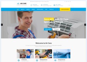 Best Air Conditioning website templates premium download