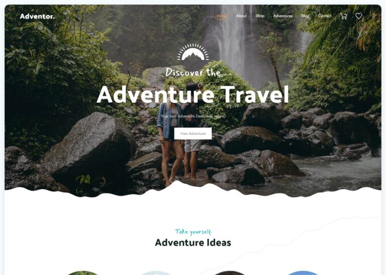 Travel WordPress website themes premium and free download