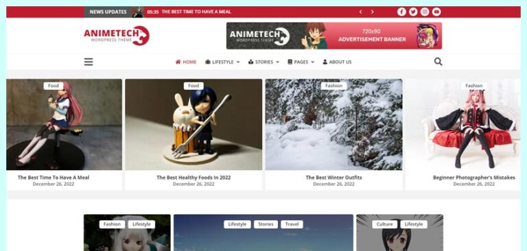 Best Anime and Manga Blogs Theme - ThemesLay