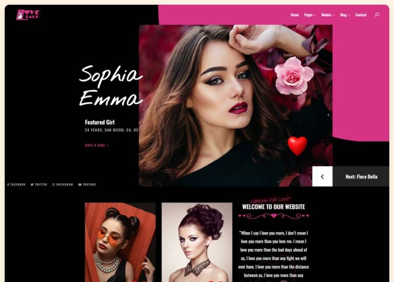 Top Dating web Templates download for dating website - Themes