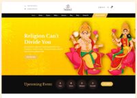 Hinduism Templates for hindu religion and hindu temple website