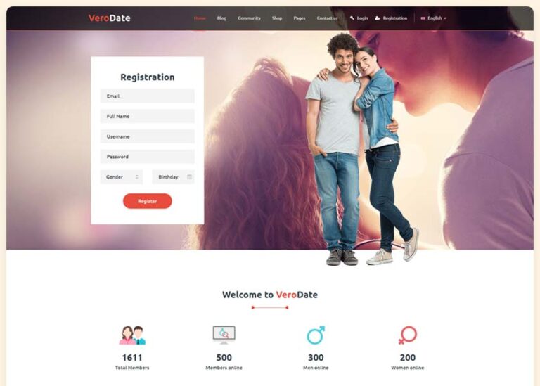 Top Dating web Templates download for dating website - Themes