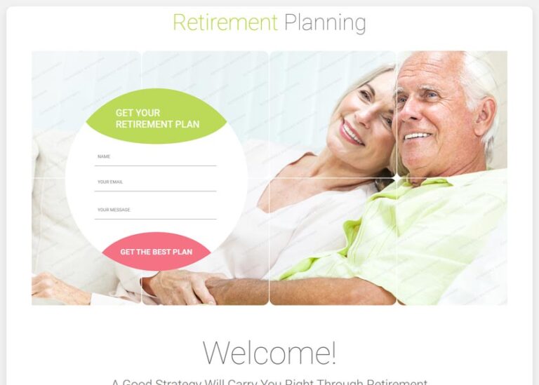 Download best Retirement Planning website Templates and Themes
