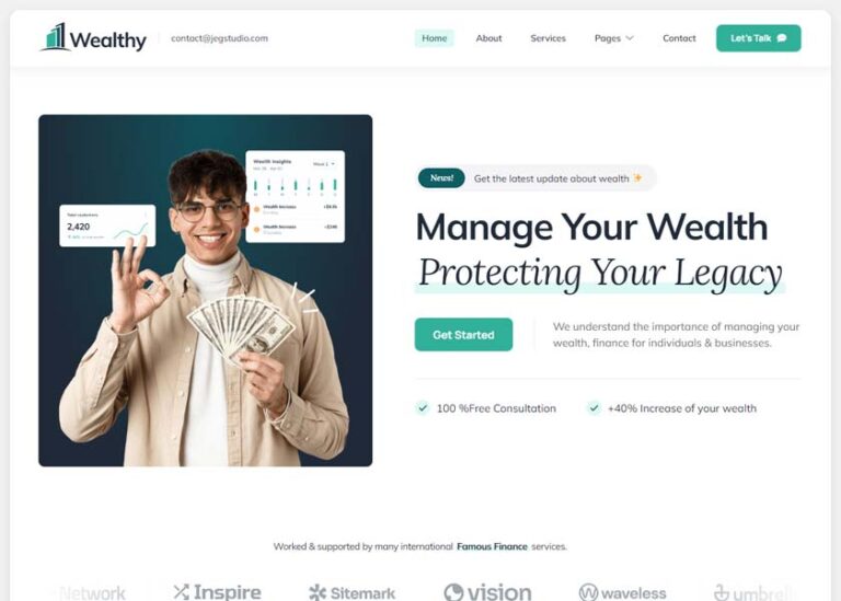Download best Retirement Planning website Templates and Themes