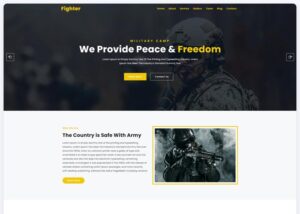 Latest beautiful Military Website Templates and Themes - Website ...