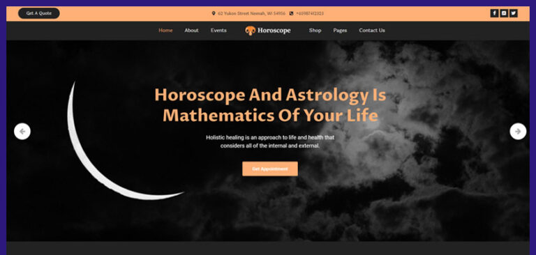 Best Astrology Website Templates and Themes - ThemesLay