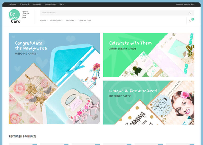 Awesome E-cards Templates & Website themes - Website Templates ...
