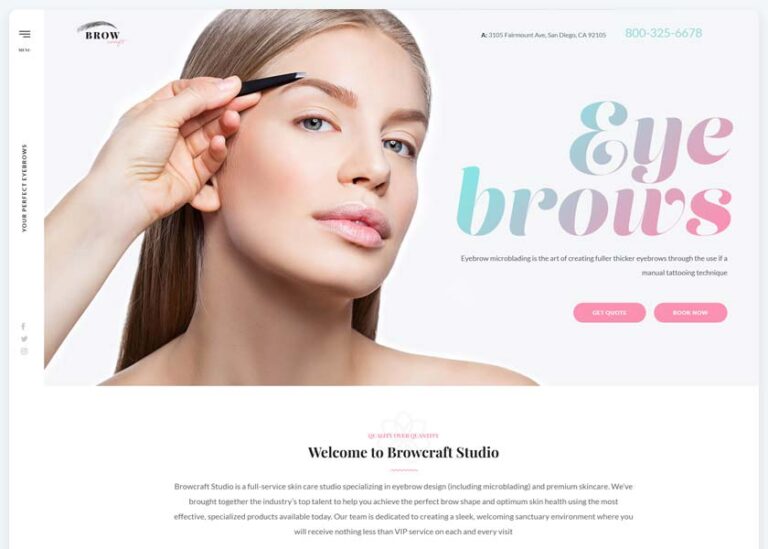 Newly Beauty Salon & Barber Shop Websites & Wordpress Themes - Website ...