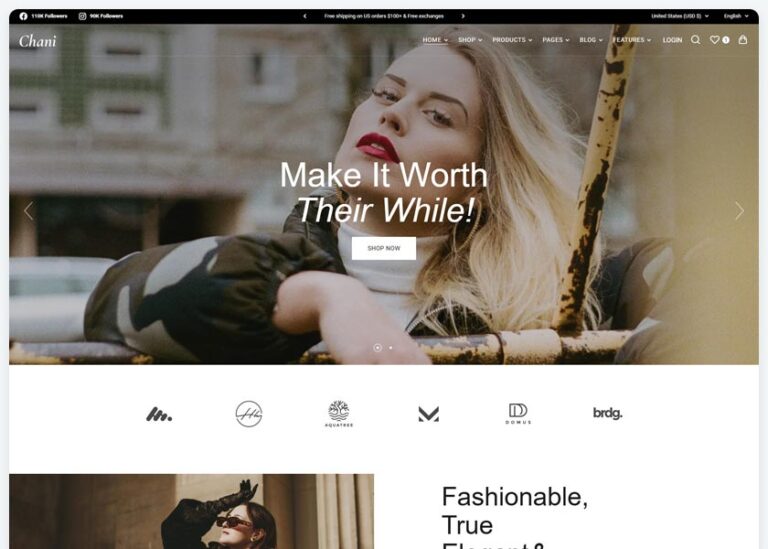 Trendy Fashion Clothing Websites Themes & templates - Website Templates ...