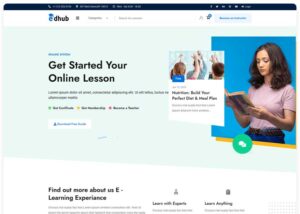 Online Courses & LMS Best Downloadable Website Themes - Website ...